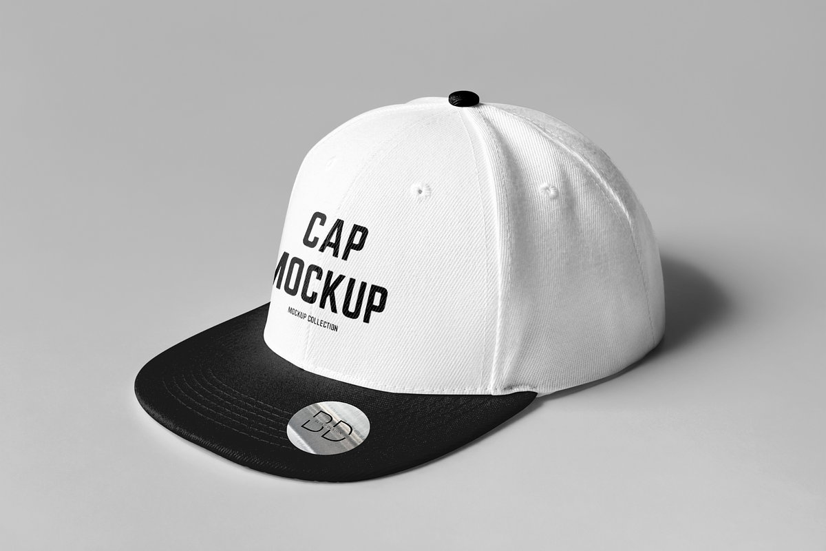 Cap & Box Mock-up, a Packaging Mockup by BLISS DESIGN