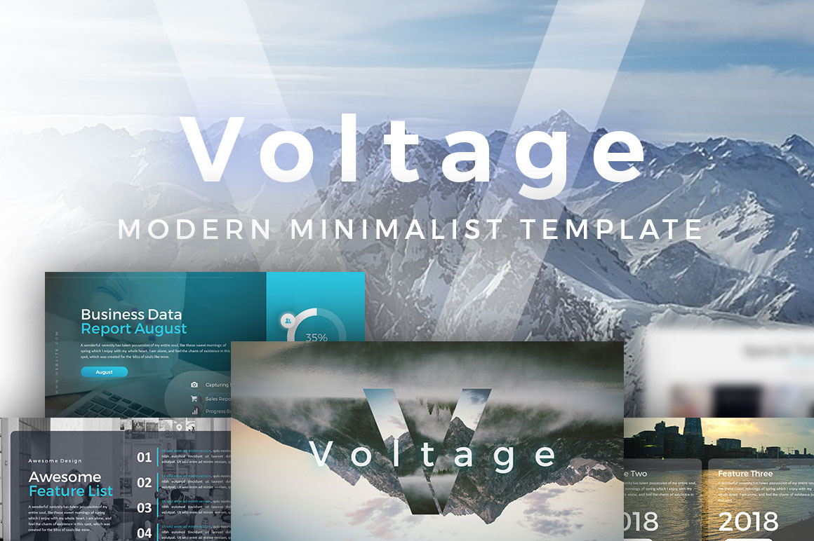 Voltage - Business Presentation, a Presentation Template by RRGraph