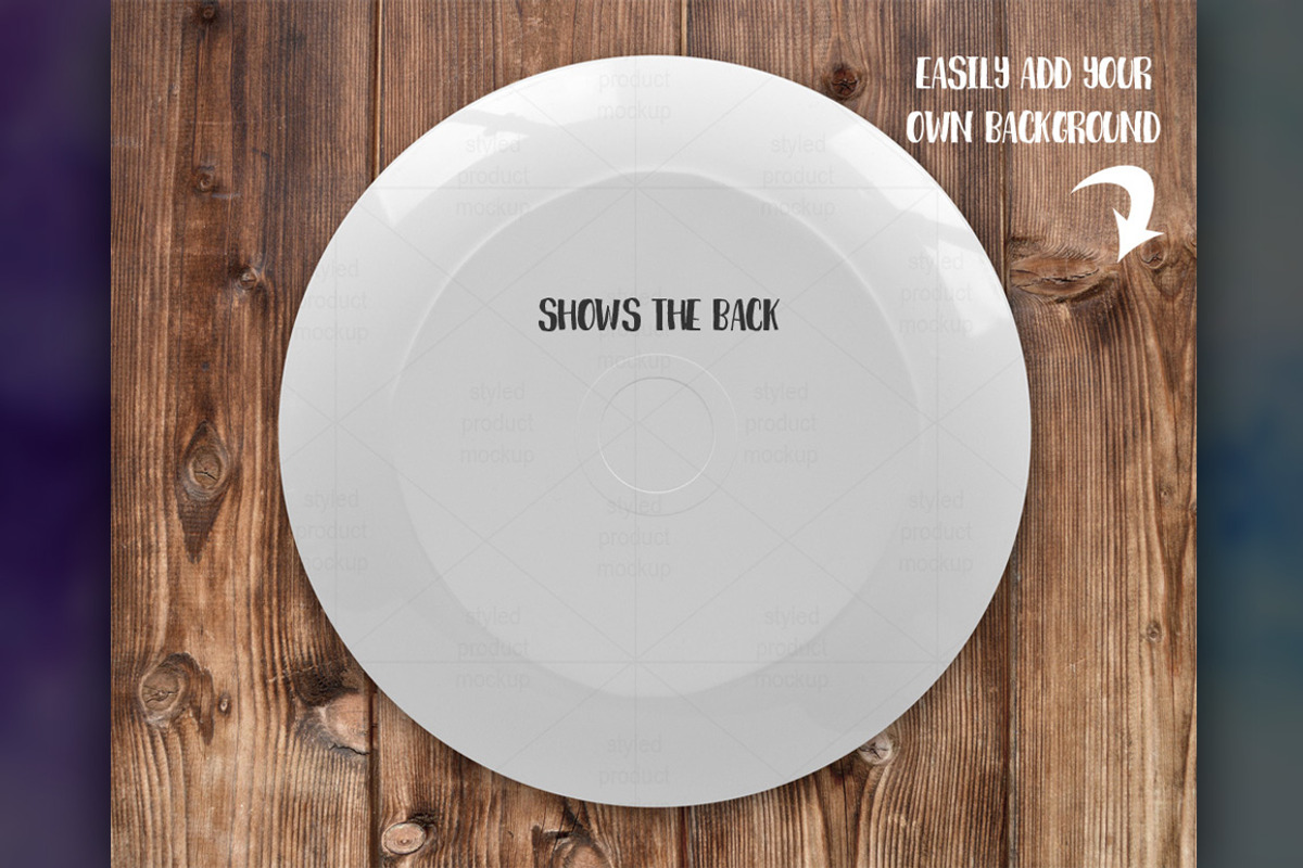 Plastic Plate Mockup, a Product Mockup by StyledProductMockups