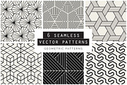 Geometric Seamless Vector Patterns, a Pattern Graphic by Youandigraphics