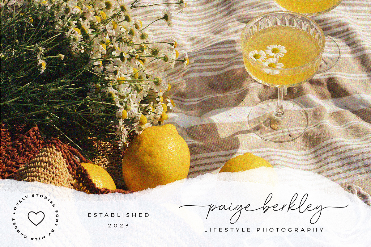 Lovely Stories Stylish Pretty Script, a Script Font by Mila Garret