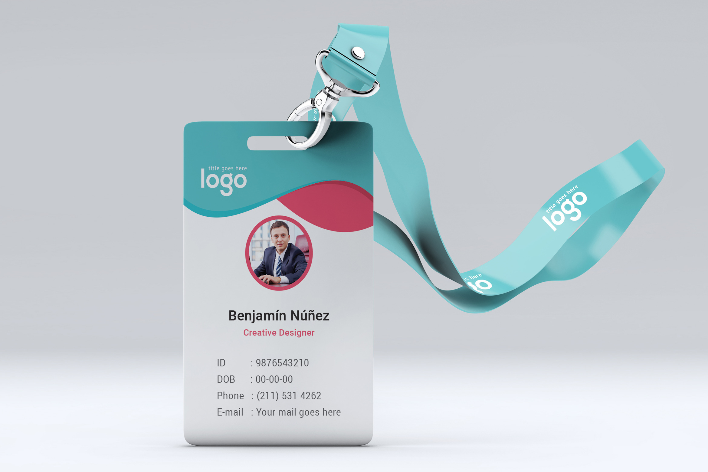 ID Card, a Stationery Template by ZAAS | Creative Market
