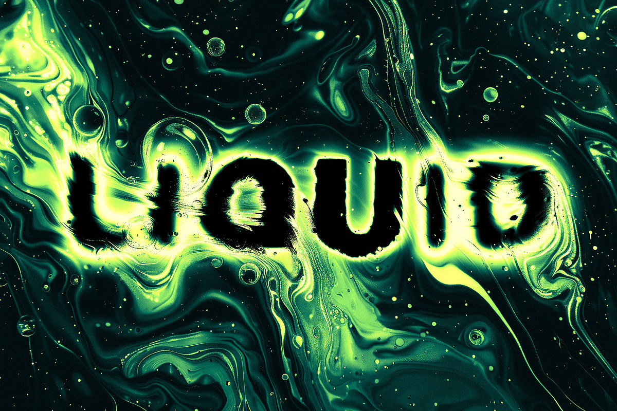 Acid Liquid Melting Text Effect, a Layer Style Add-On by Design Squad | Creative Market