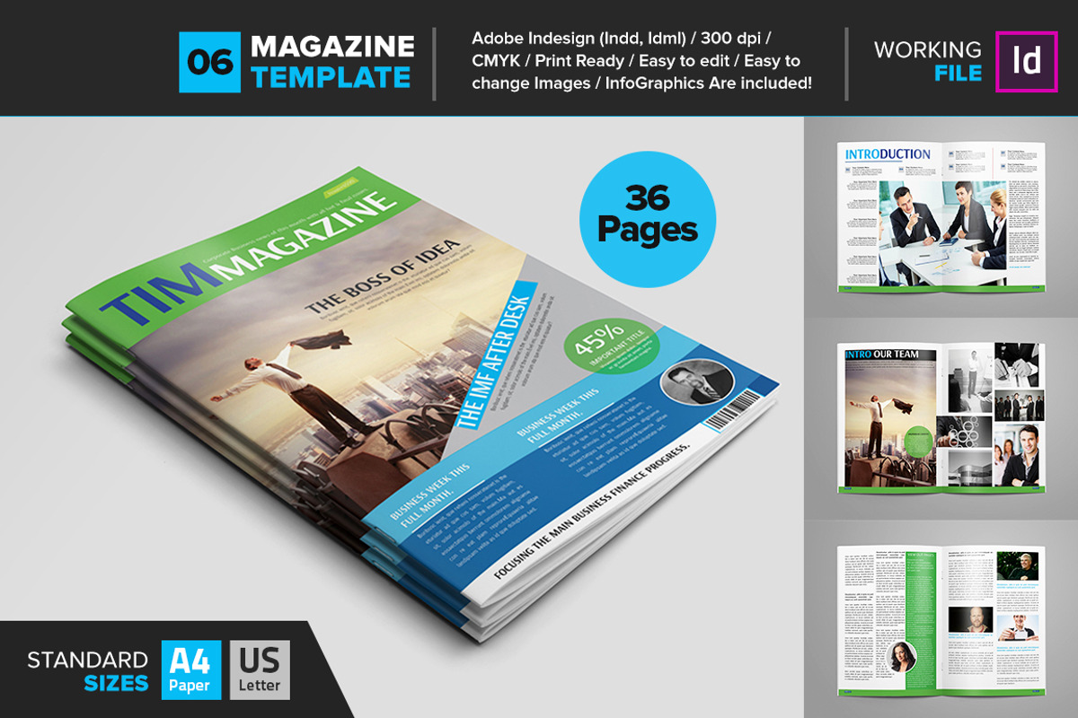 Magazine Bundle_10 Template_V01, a Magazine Template by Layout Design