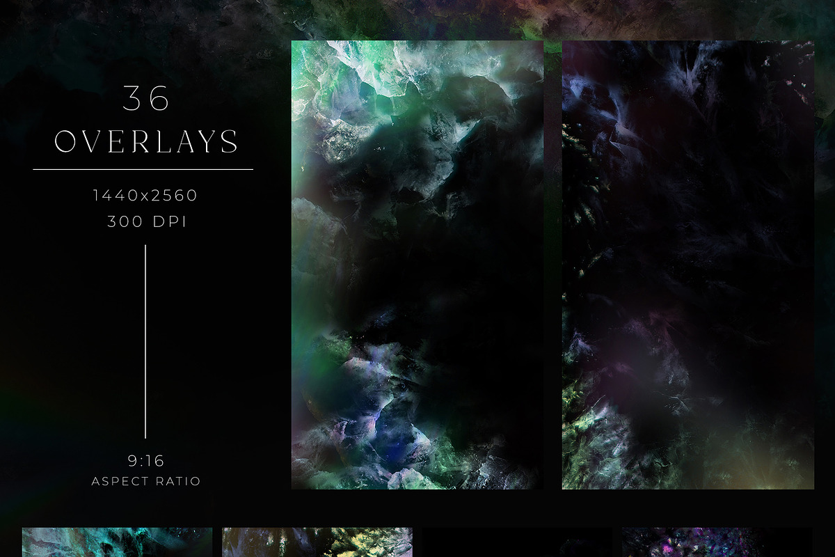 Crystal Photo Overlays and Textures