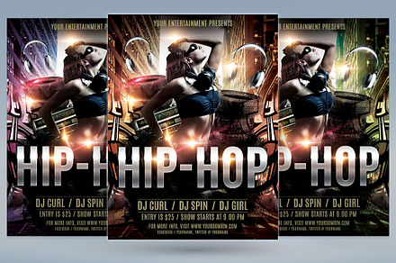 Hip Hop Flyer, a Flyer Template by tmcom