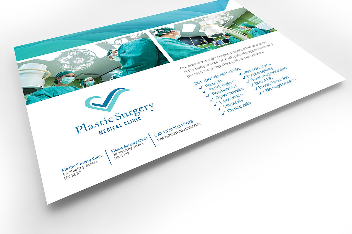 Plastic Surgery Flyer Template, a Flyer Template by BrandPacks