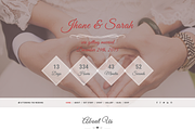 Wedding Awesome | Bootstrap Themes ~ Creative Market