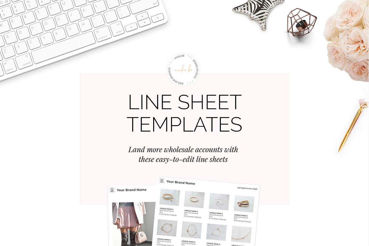 Line Sheet Templates, a Magazine Template by Creative Day