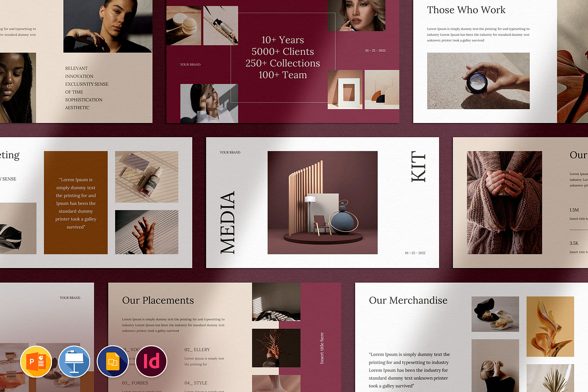 Media Kit Template, a Presentation Template by TemplatesForest