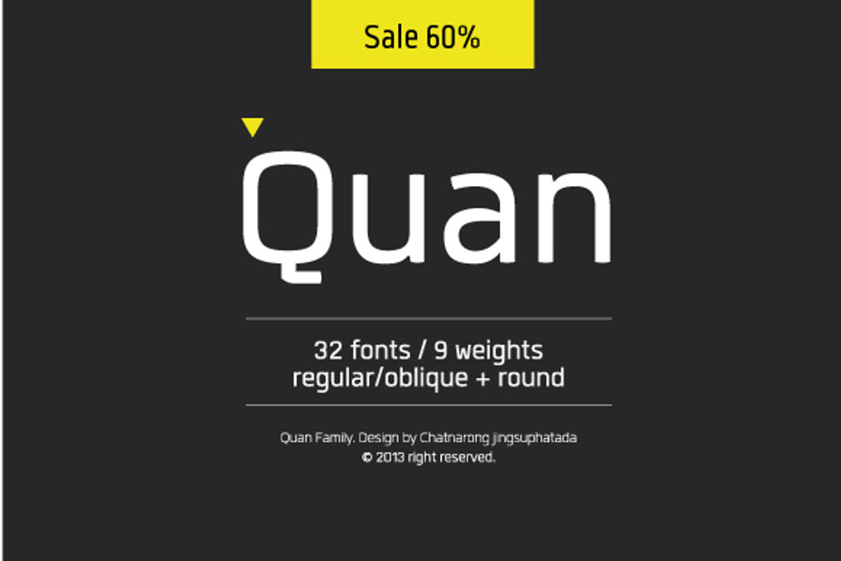 Quan (Update v1.1), a Sans Serif Font by Typesketchbook Foundry