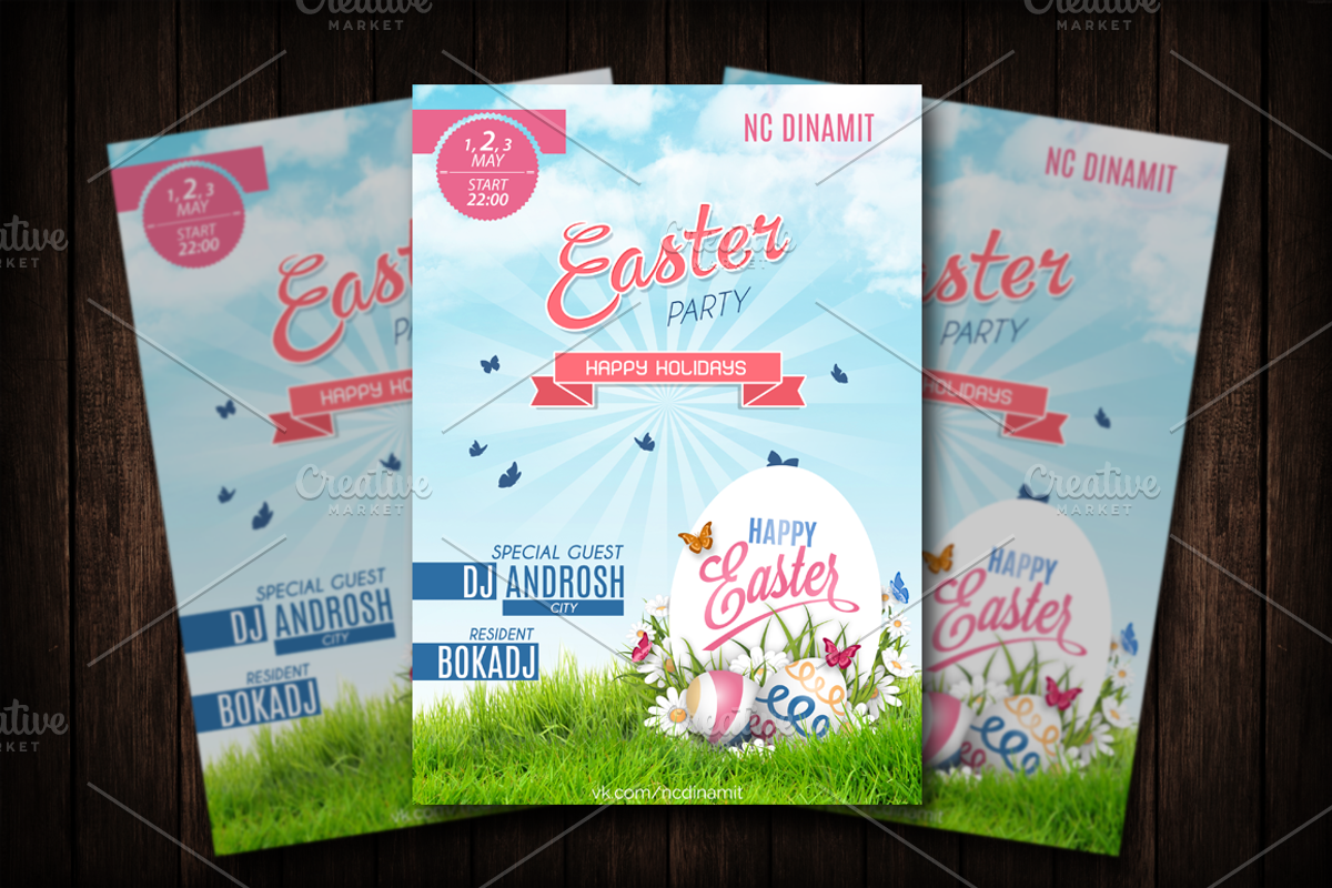 Easter Day Flyer Template, a Flyer Template by Malaxay