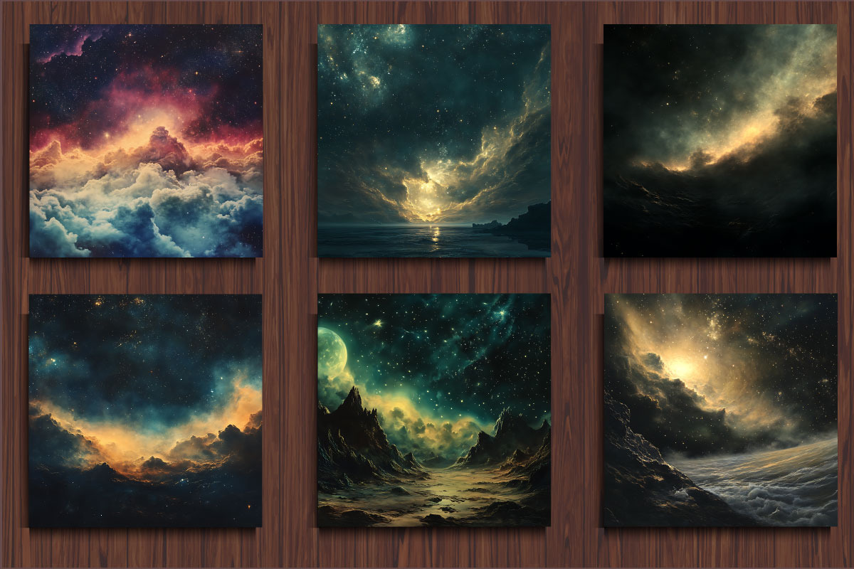 Celestial Dreamscape Backgrounds, a Background Graphic by protabsorkar11