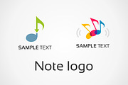 Note logo, a Branding & Logo Template by Vector