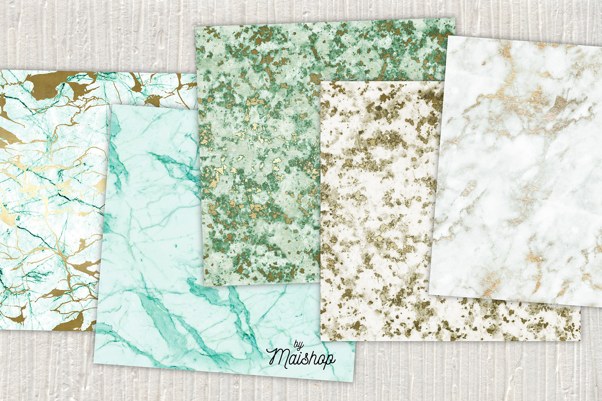 Seamless Digital Paper Stones Set 02, a Pattern Graphic by Maishop
