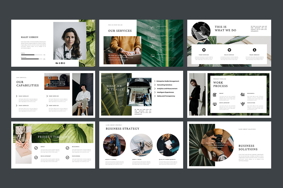 Visuell - PowerPoint Template, a Presentation Template by Bervisual