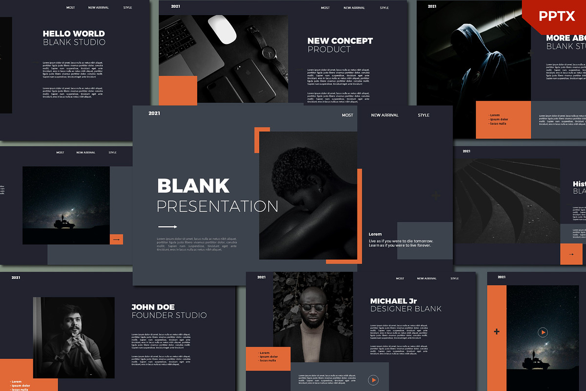 Blank Powerpoint Template, a Presentation Template by Yo Slide
