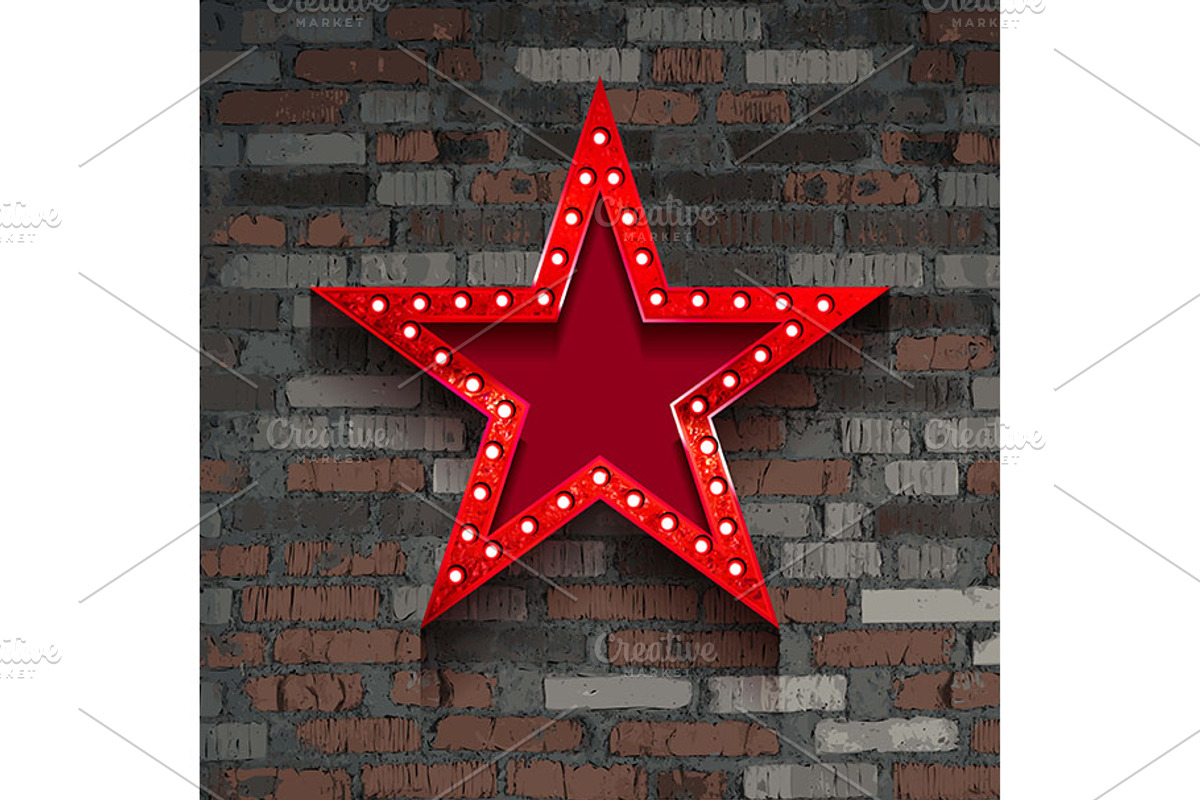 Symbol of big red stars, a Background Graphic by Aromeo | Creative Market