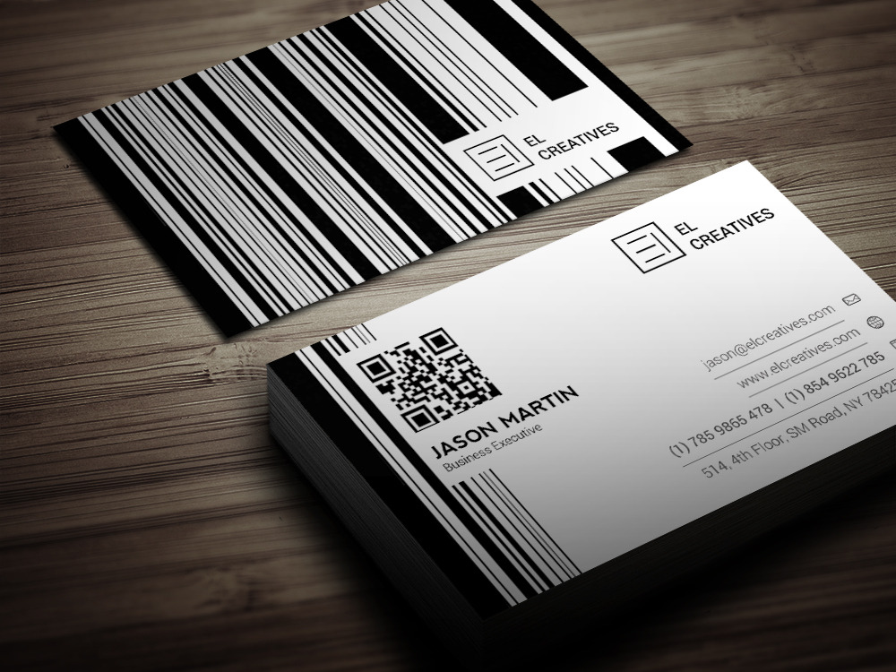 Creative Bar code Business Card, a Business Card Template by bouncy