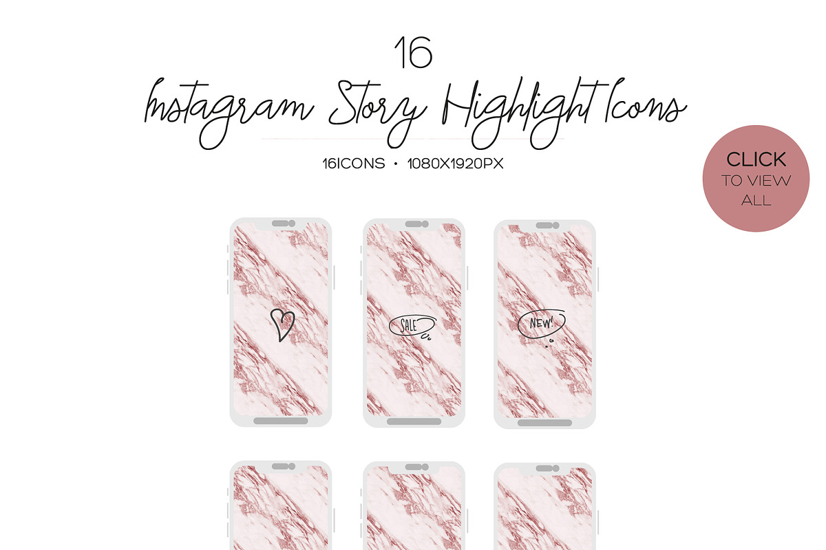 16 Instagram Stories Highlight Icons, a Social Media Template by The ...