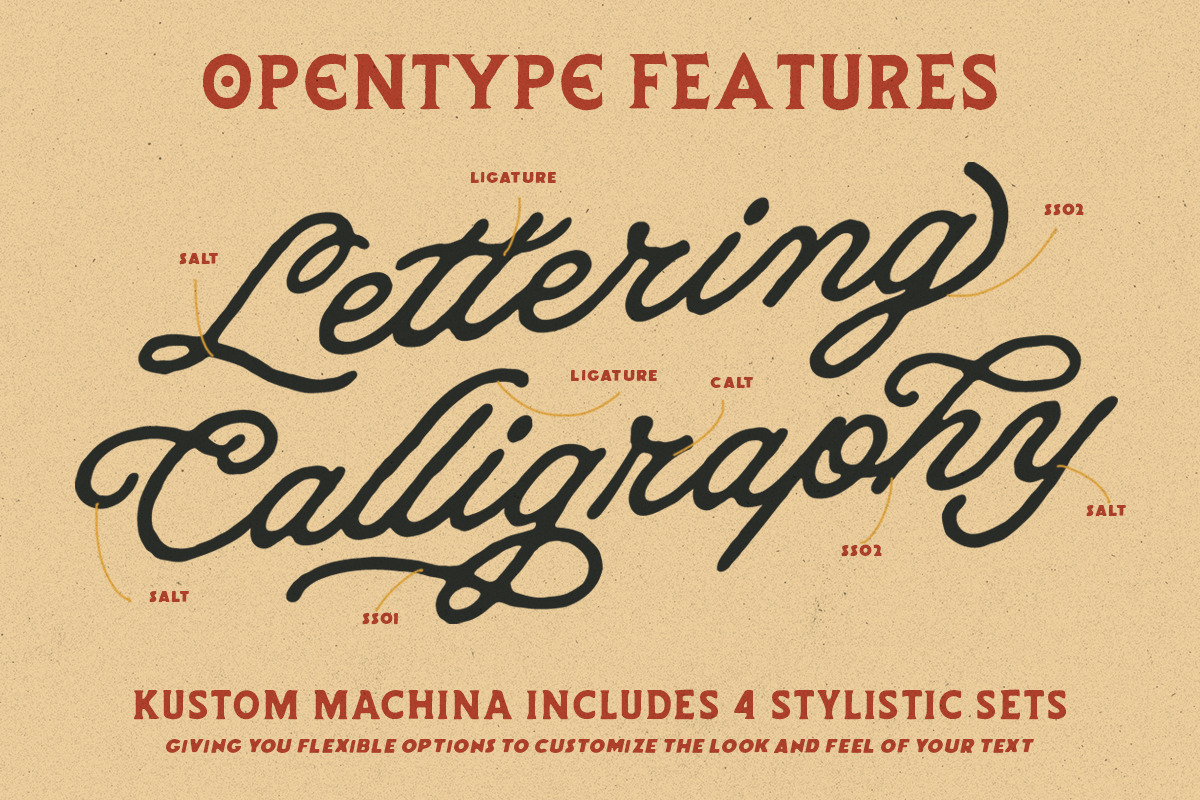 Kustom Machina - Font Duo