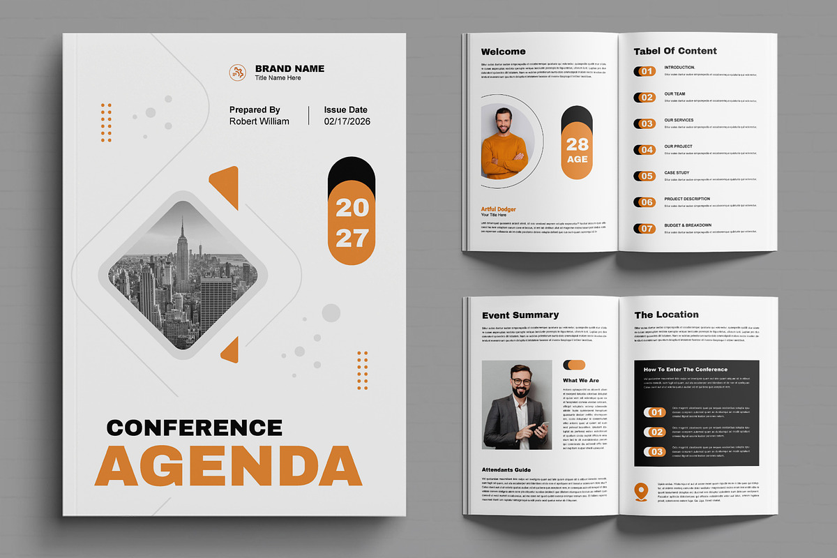 Conference Agenda Design Template