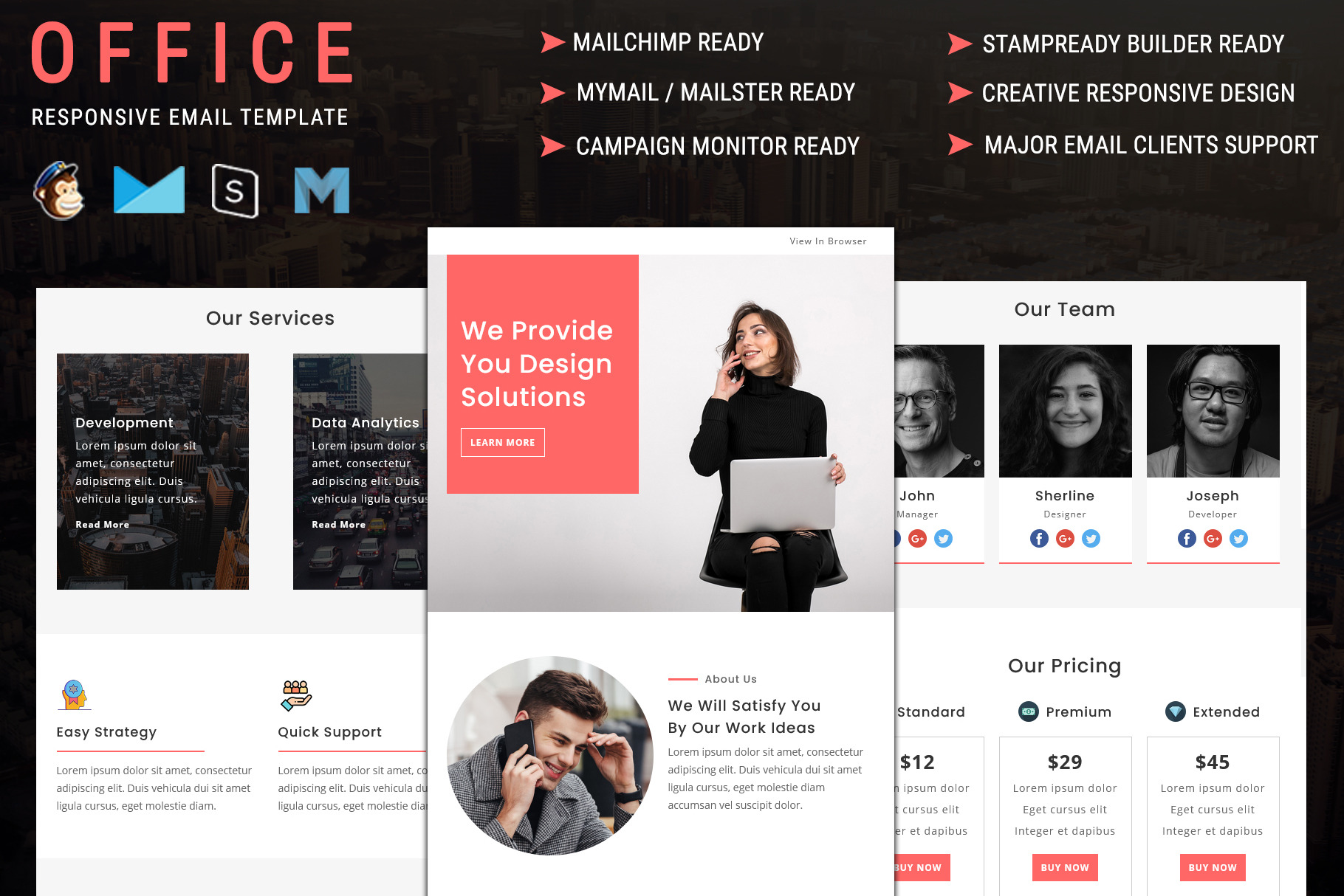 Office - Email Template, an Email Template by Pennyblack Templates