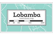 Lobamba Swaziland City Map in Retro, a Transportation Illustration by ...