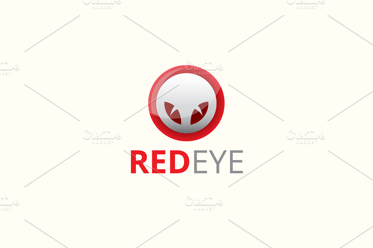Red Eye Logo, a Branding & Logo Template by Maraz Logo | Creative Market