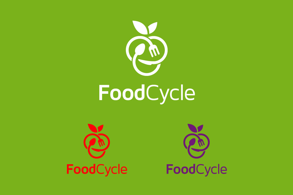 Food Cycle Logo, a Branding & Logo Template by emotions76