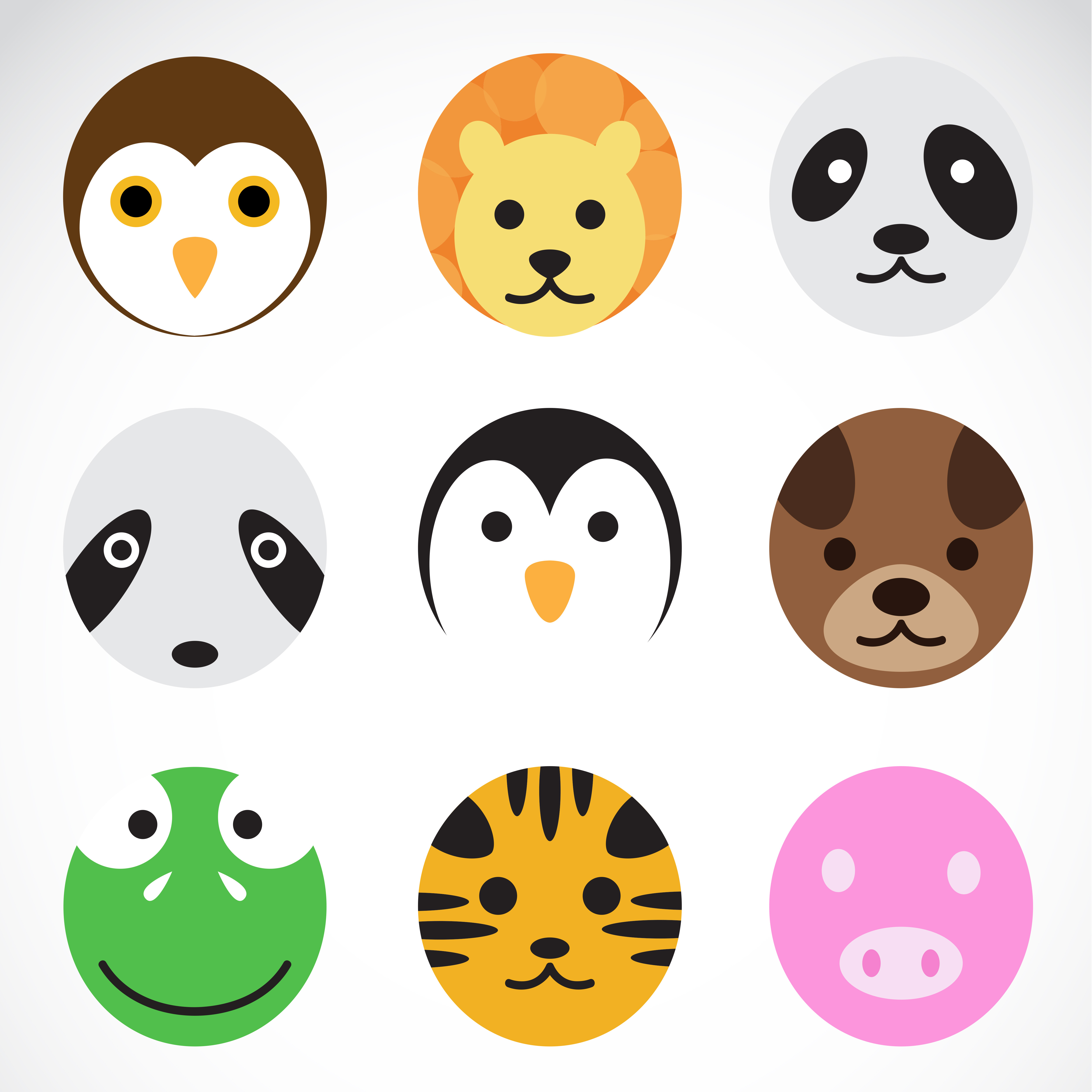 Animal vector icons., an Icon by yod67