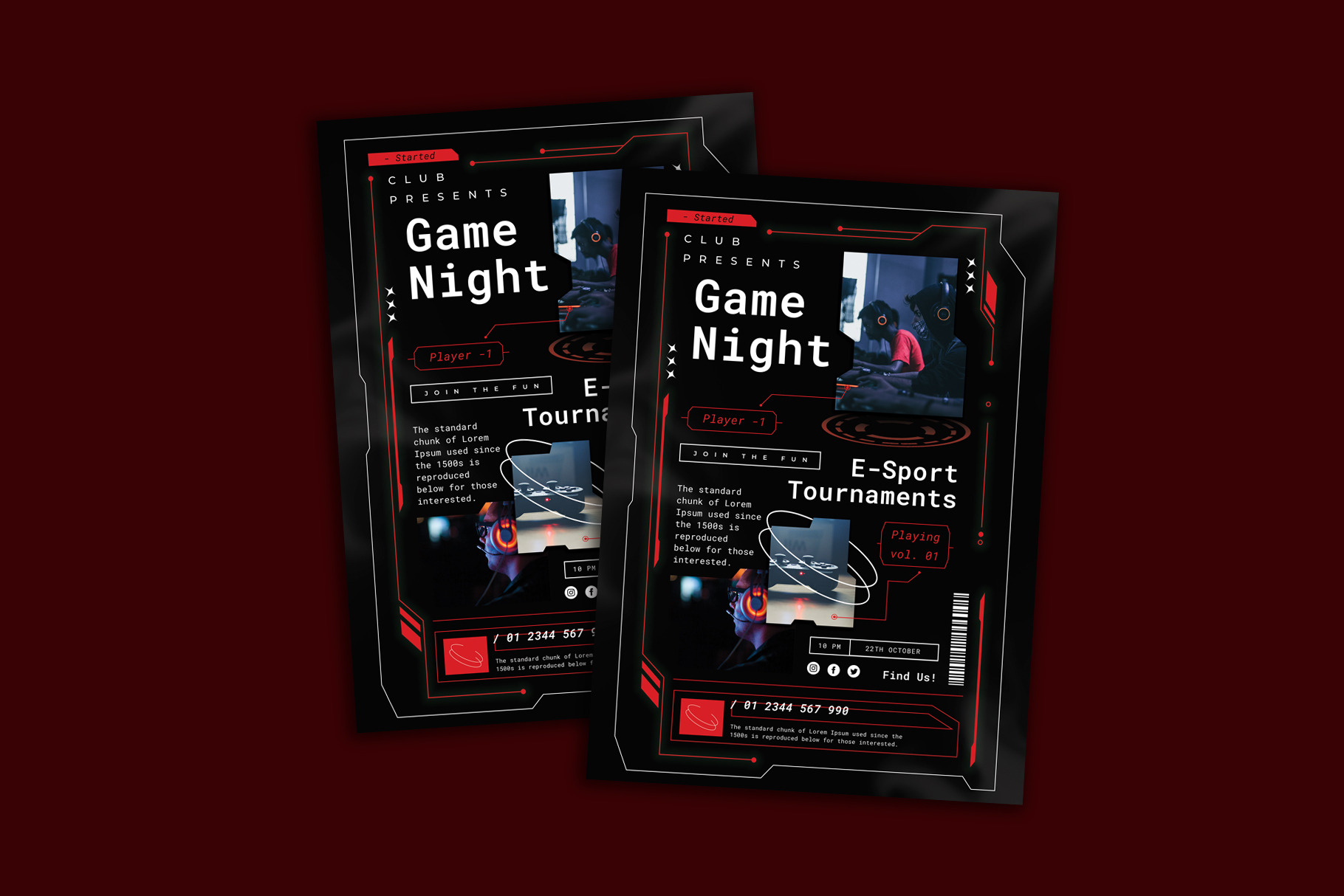 Game night Flyer, a Flyer Template by rzkaamlya