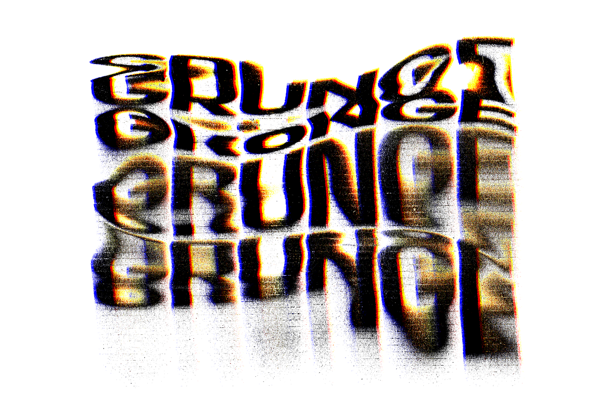 Grunge Displacement Text Effect, a Layer Style Add-On by Design Squad ...