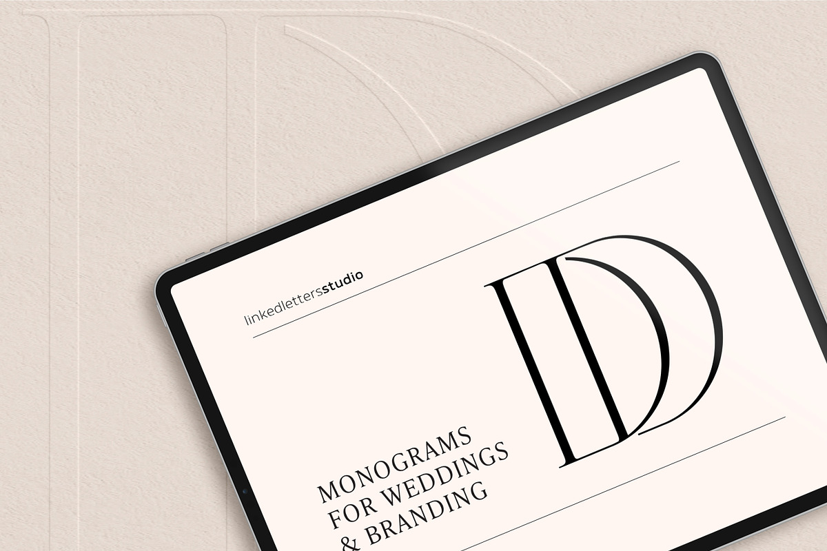 DD Monogram Logo, a Branding & Logo Template by LINKED LETTERS STUDIO