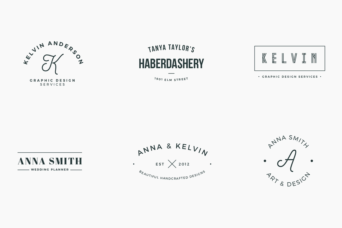 Logo & Branding Type Layouts Bundle, a Branding & Logo Template by ...