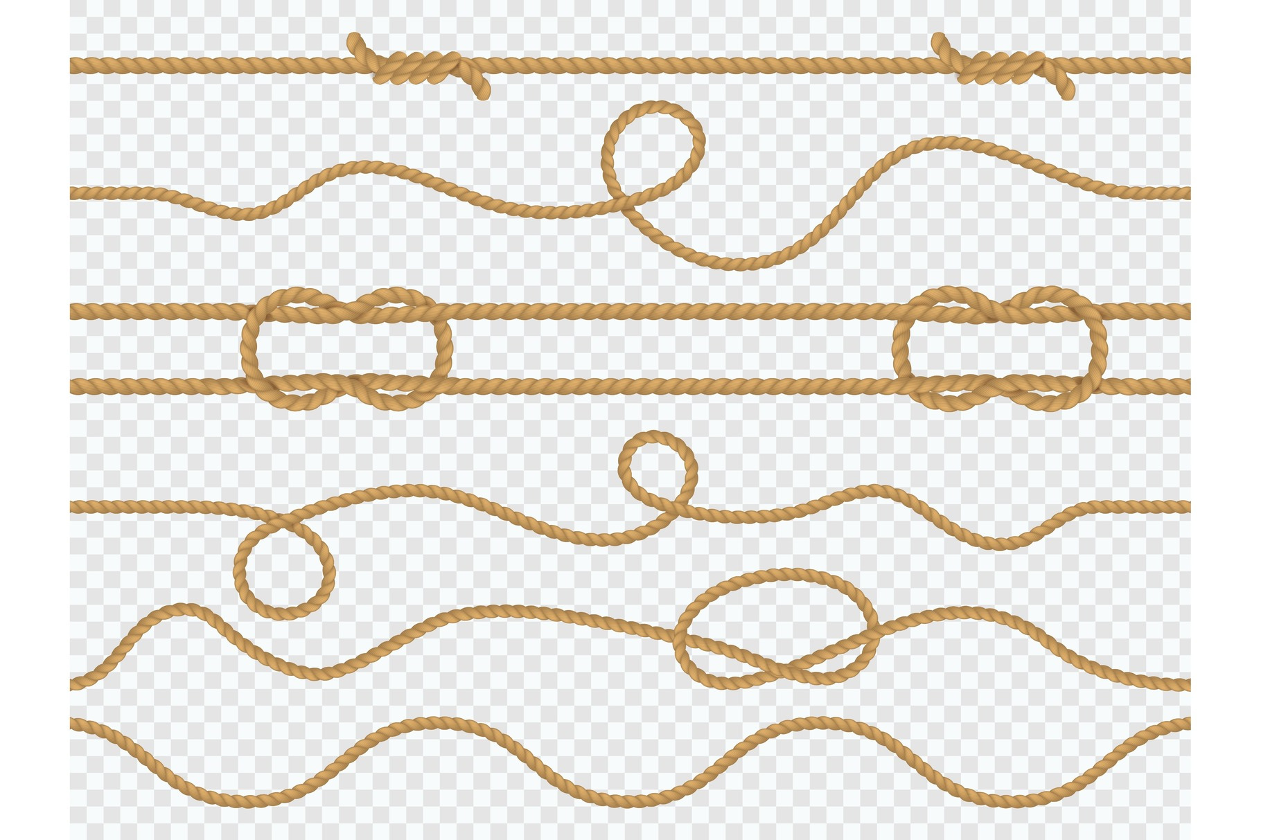 Marine rope seamless. Pattern, a Texture Illustration by YummyBuum