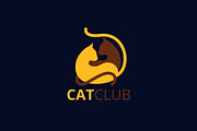 Cat Club Logo, a Branding & Logo Template by Maraz Logo