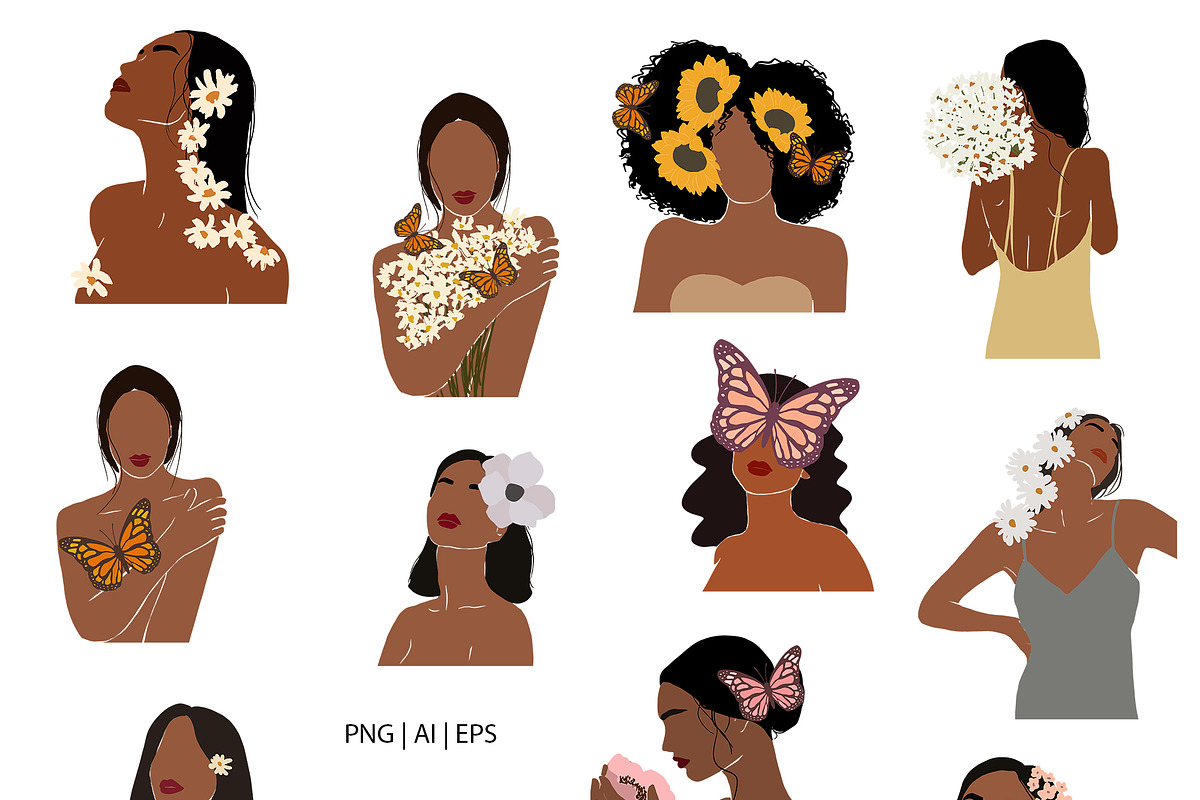 Spring Aesthetics - Women Illustration
