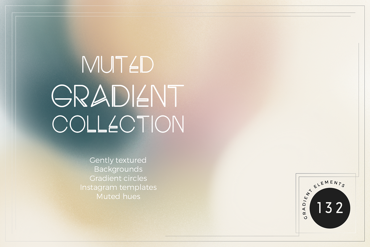 Muted Gradients Texture Collection, a Texture Graphic by Ines Beatriz