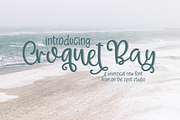 Croquet Bay, a Script Font by OnTheSpotStudio
