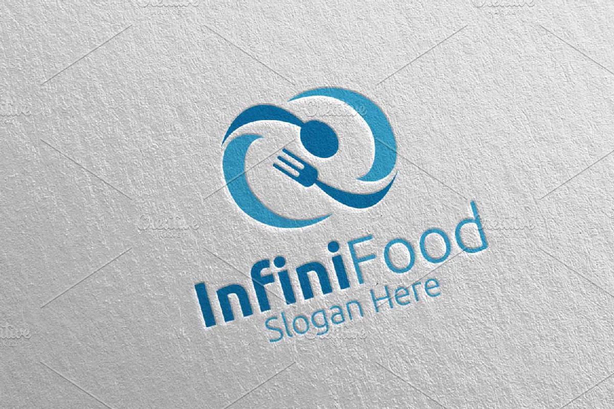 Infinity Food Logo for Restaurant 27, a Branding & Logo Template by ...