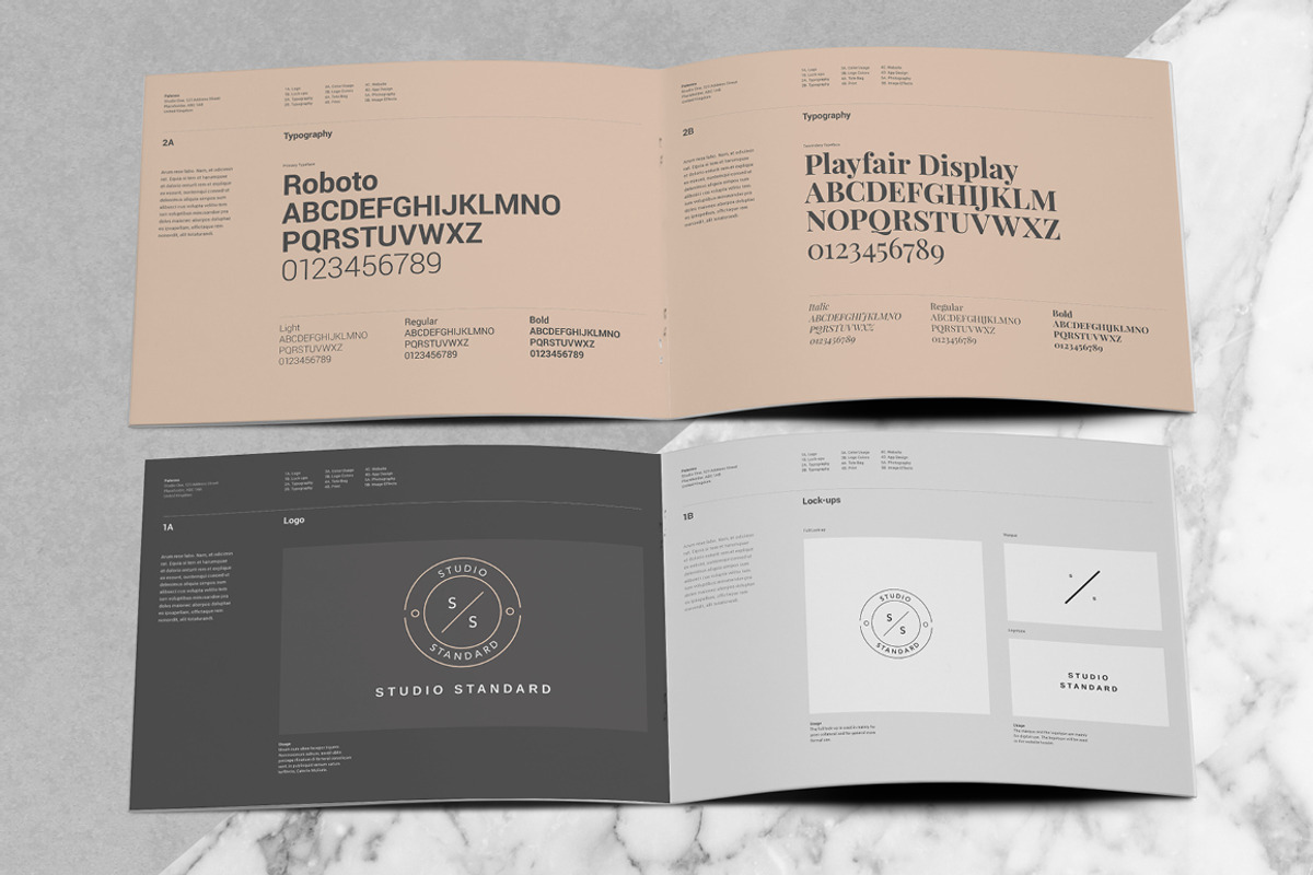 Palermo Brand Manual, a Brochure Template by Studio Standard
