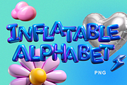 Inflatable alphabet, a Decorative Illustration by Chaka_32