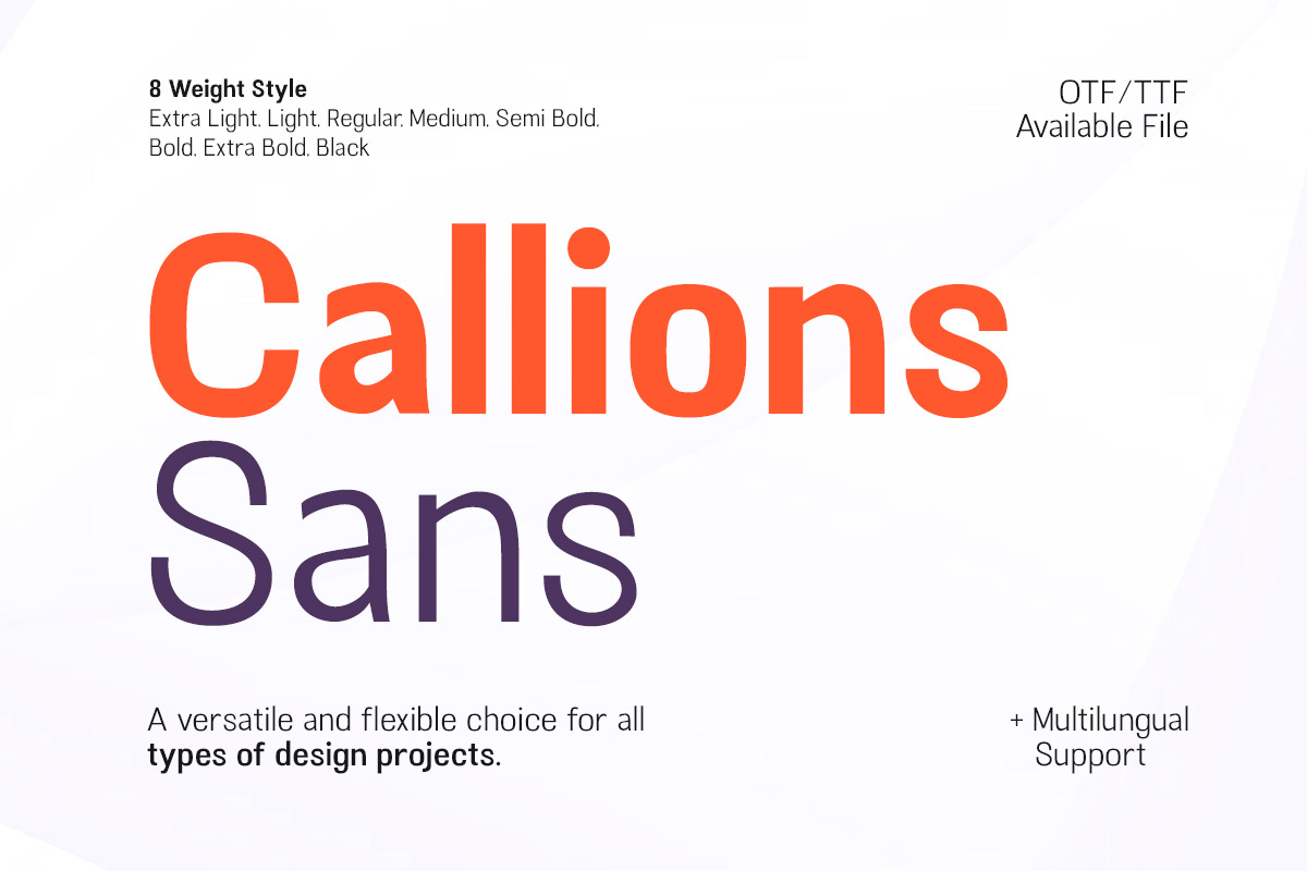 Callions - Sans Serif Family, a Sans Serif Font by Bale Type