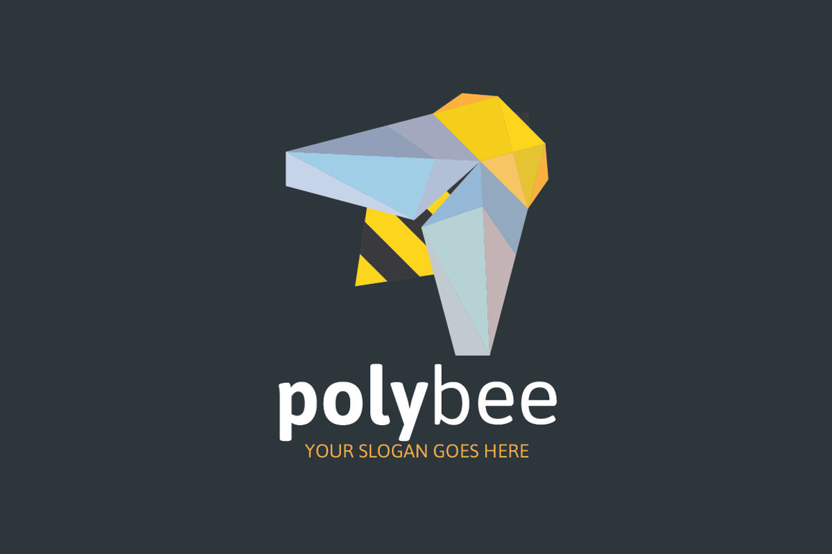 Poly Bee Logo, a Branding & Logo Template by MLJ studios