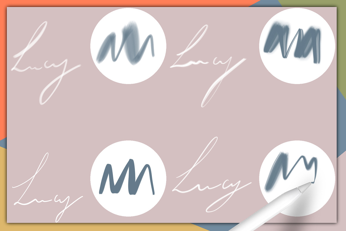 Lucy Calligraphy & Lettering brush, a Brush Add-On by The_Brush_Shop