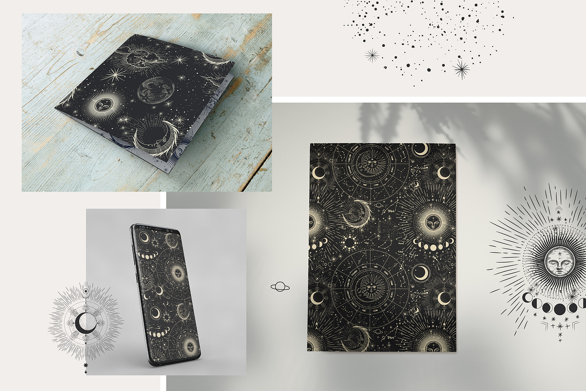 Cosmic Magic Textures, an Illustration by Chikovnaya