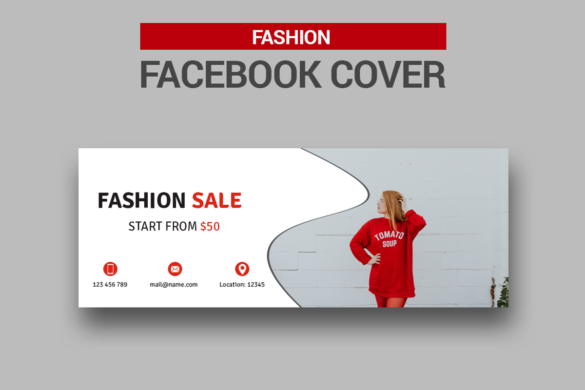 Fashion Facebook Cover, a Social Media Template by Creatricks