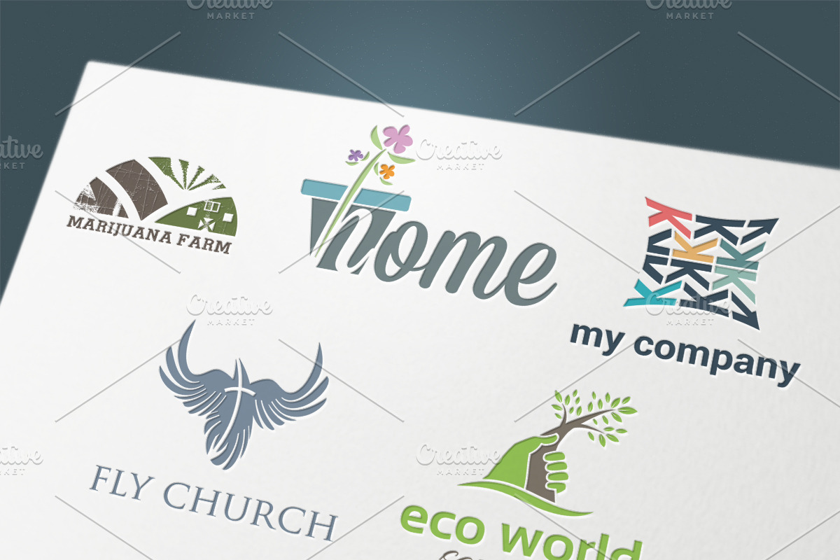 Different logos set vol.1, a Branding & Logo Template by UVAconcept