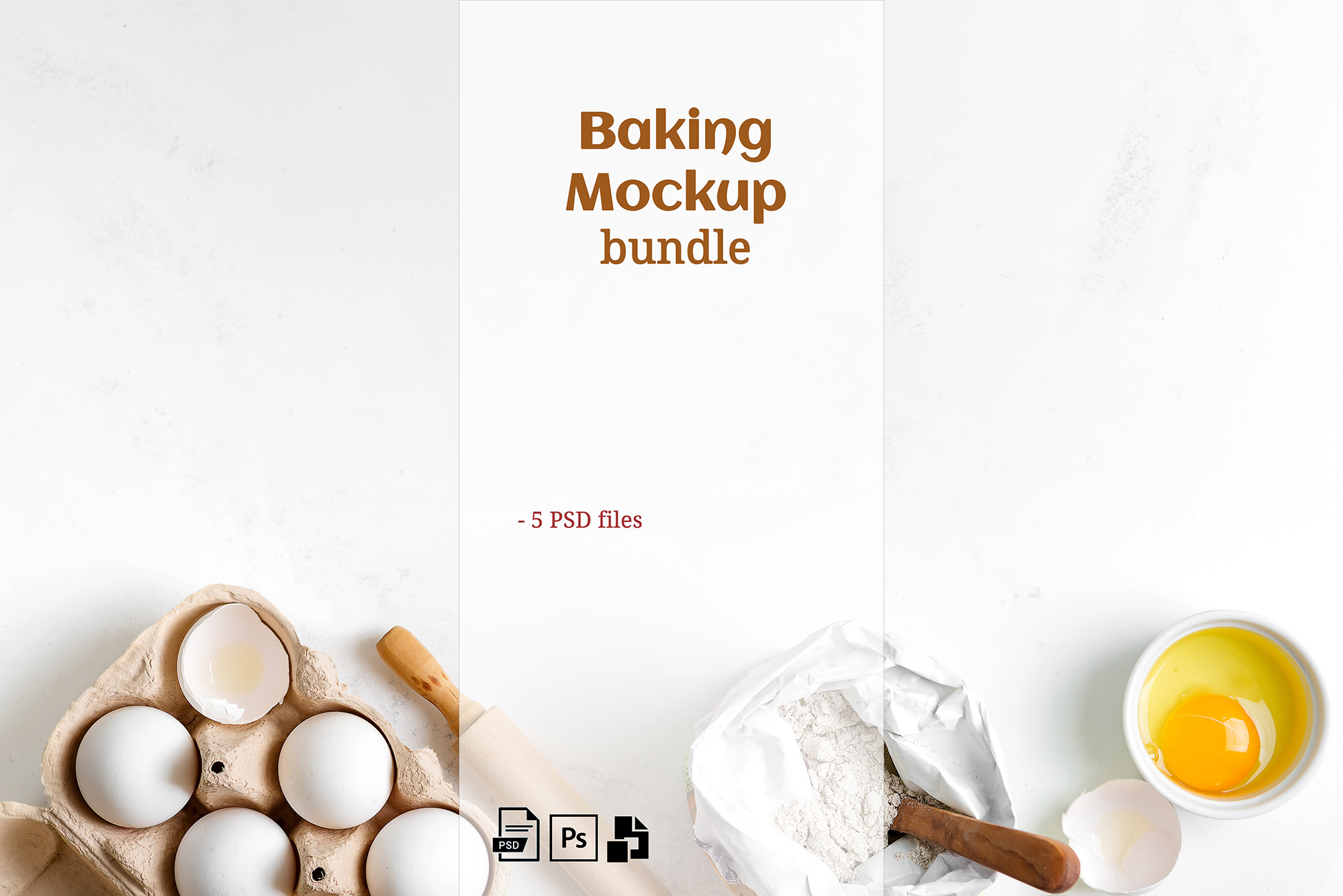 Baking Mockup Set, a Cups & Container Mockup by YuMyart